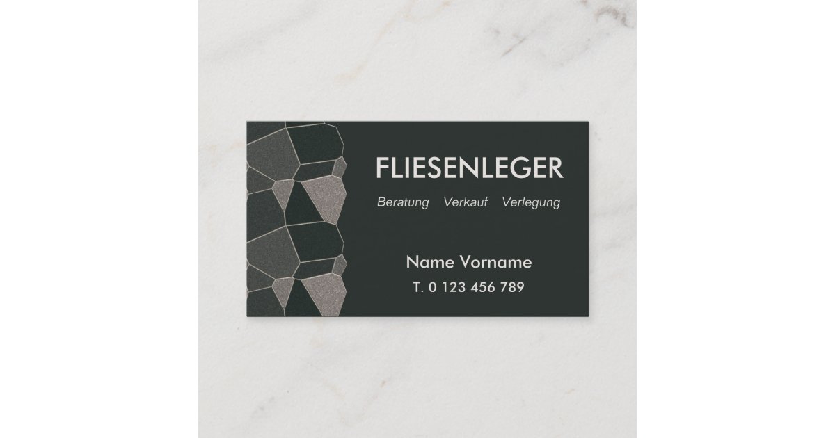 tile business card | Zazzle
