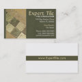 Tile Contractor Business Card | Zazzle
