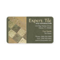 Tile Contractor Business Card | Zazzle