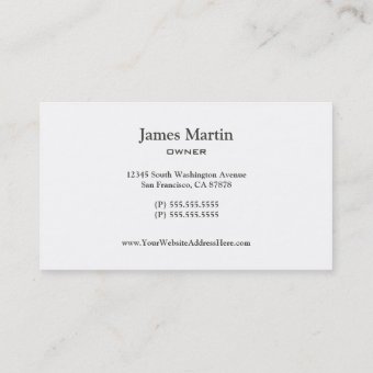 Tile flooring custom monogram business card | Zazzle