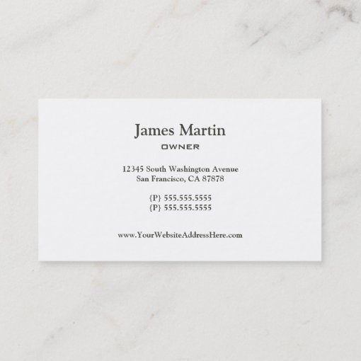 Tile flooring custom monogram business card | Zazzle