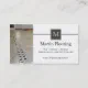 Tile flooring custom monogram business card | Zazzle