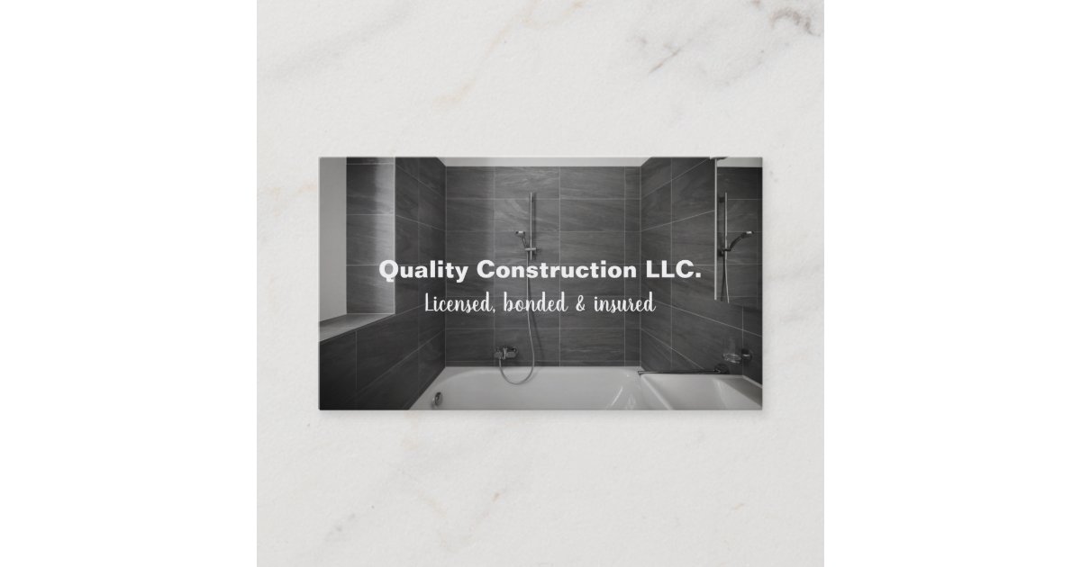 Tile Installer Business Card | Zazzle