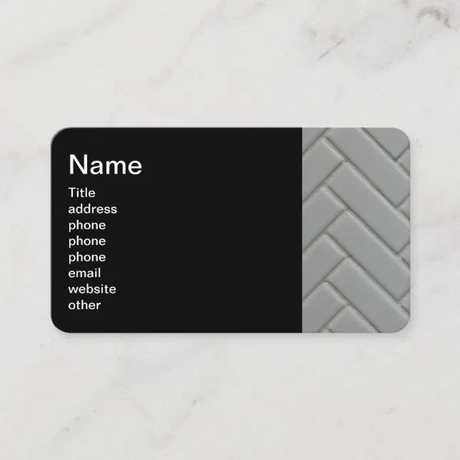Tile installer business card | Zazzle