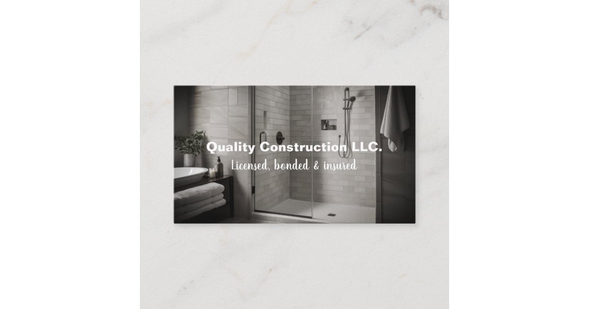 Tile Installer Business Card | Zazzle