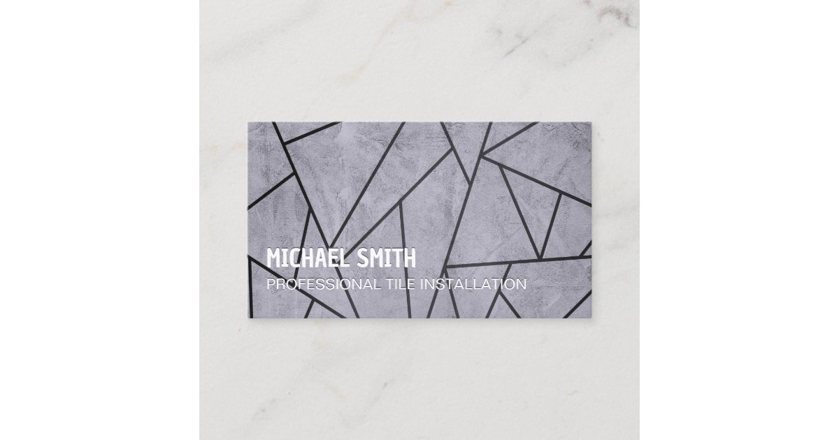 Tile Installer Business Card | Zazzle