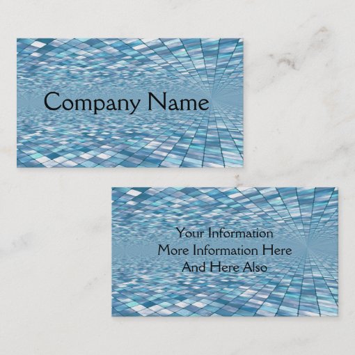 Tile Mosaic Pattern Business Cards | Zazzle