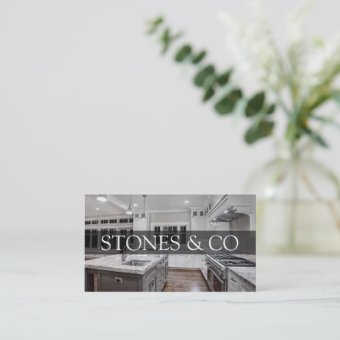 Tile Stone Granite Marble Construction Business Business Card | Zazzle