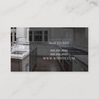 Tile Stone Granite Marble Construction Business Business Card | Zazzle