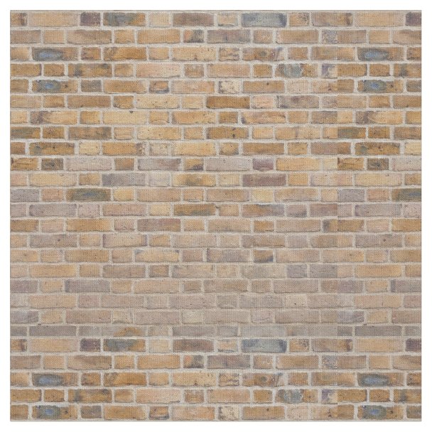 Tiled Brick Wall Urban Texture Pattern Fabric | Zazzle