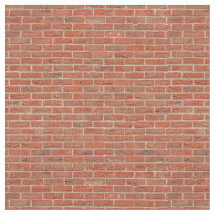 Brick Wall Pattern Fabric | Zazzle.com