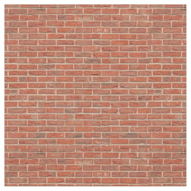 Brick Wall Pattern Fabric | Zazzle.com