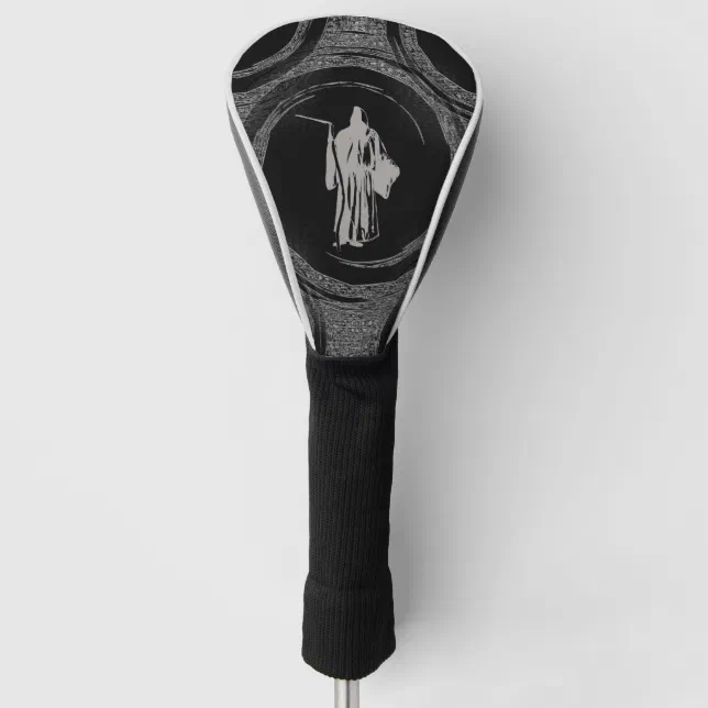 Tiled Grim Reaper Golf Head Cover | Zazzle