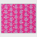Tiled Princess castle party girls tiled wrap Wrapping Paper | Zazzle
