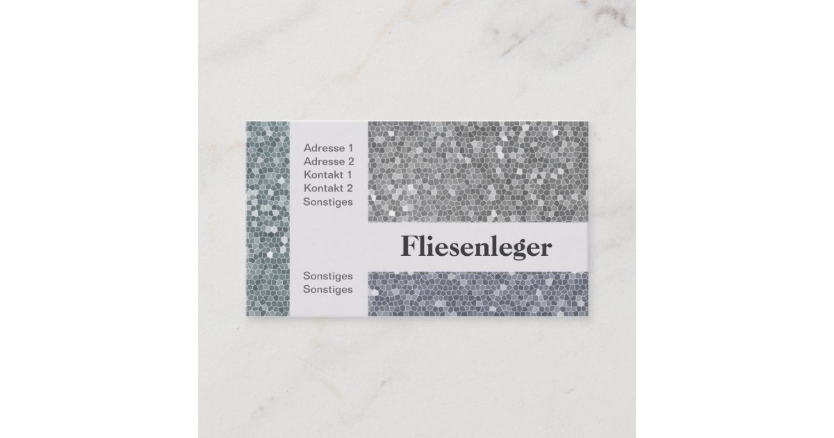 tiles business card | Zazzle