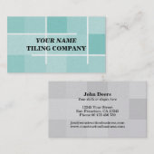 Tiling business card template for tilers | Zazzle