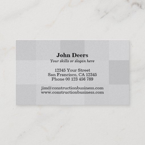 Tiling business card template for tilers | Zazzle