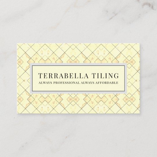 Tiling Flooring Business Card | Zazzle.com