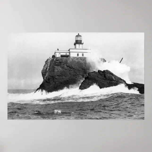 Tillamook, Oregon Lighthouse Near Seaside, OR Poster | Zazzle