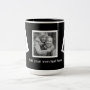 Tilted Photos Custom Personalized with Text Coffee Mug | Zazzle