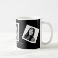 Tilted Photos Custom Personalized with Text Coffee Mug | Zazzle