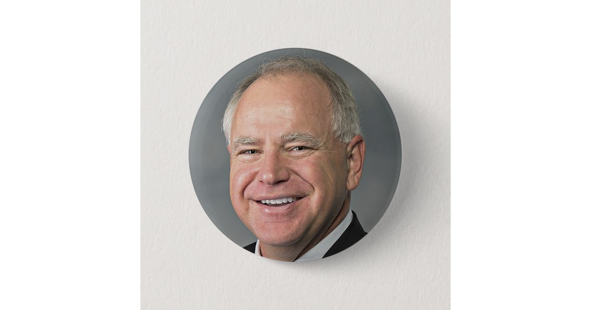 Tim Walz VP Button | Zazzle