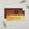 Timber Wood Carpenter Signage Woodwork Carpentry Business Card | Zazzle