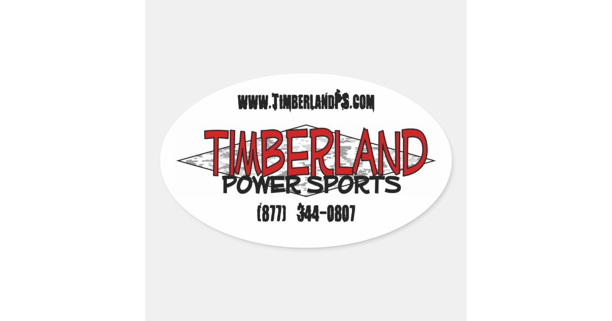 Timberland Oval Stickers | Zazzle
