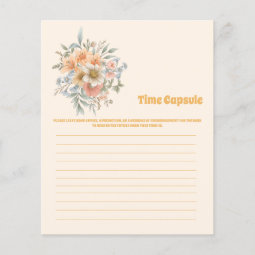Time capsule baby shower game | Zazzle
