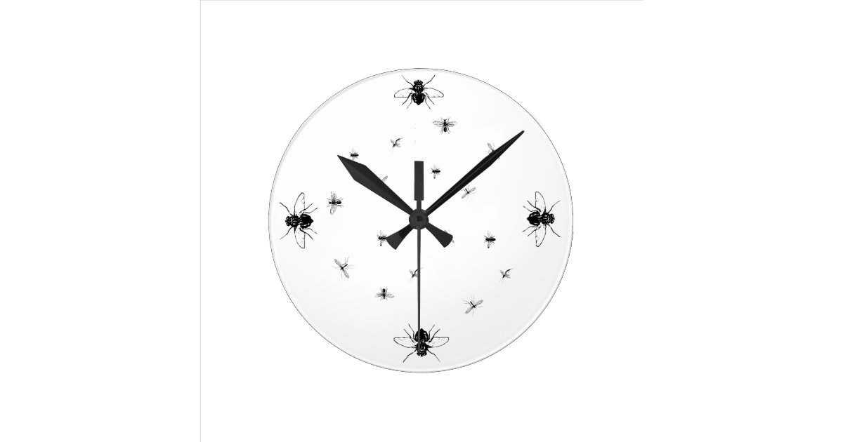 Time Flies! Funny Clock | Zazzle.com