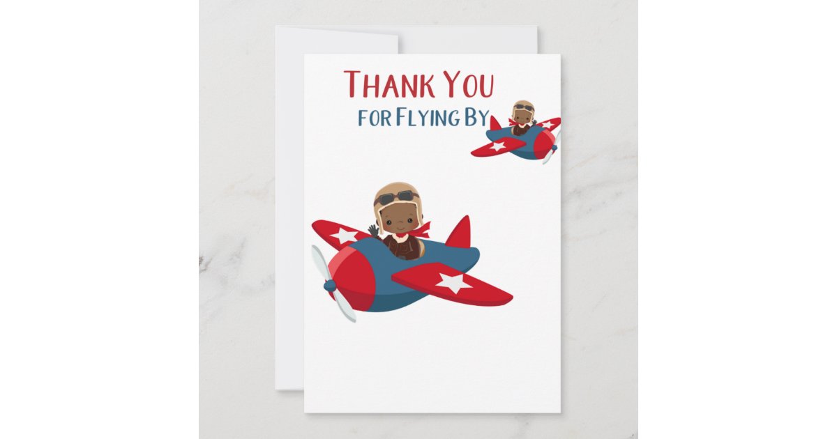 Time Flies Thank You Card | Zazzle