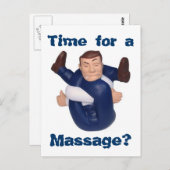 Time for a Massage? postcard I | Zazzle