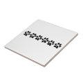 Time For a Pet PAWrty! - Paw Print Ceramic Tile | Zazzle