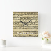 Time for Music Clock | Zazzle
