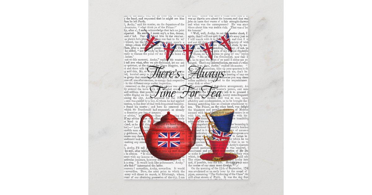 Time For Tea 2 Postcard | Zazzle