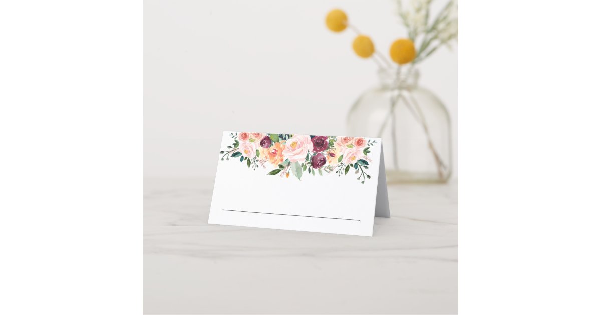 Time for Tea Name Place Cards | Zazzle