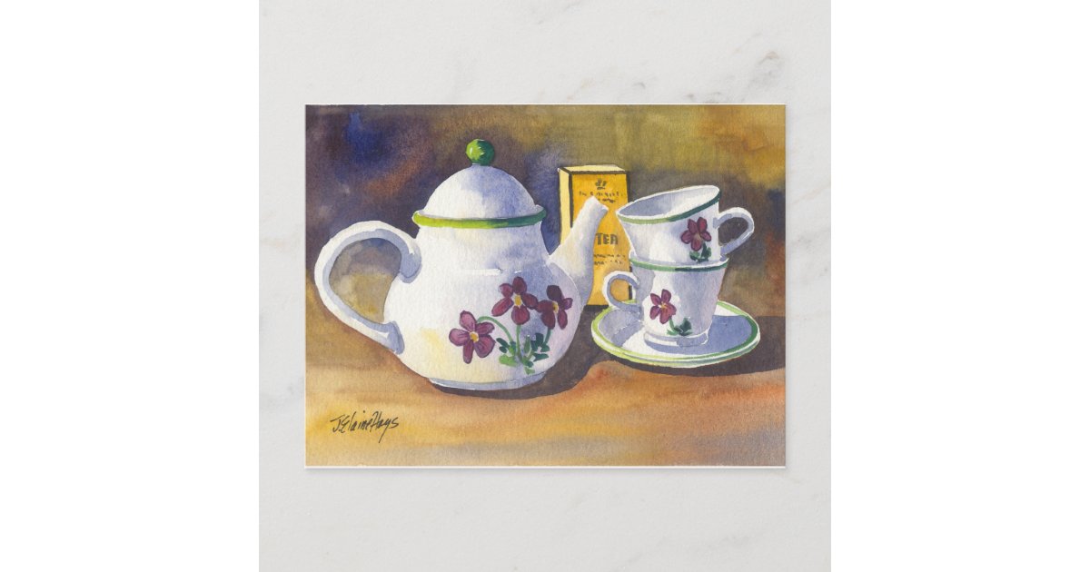 Time for Tea Postcard | Zazzle