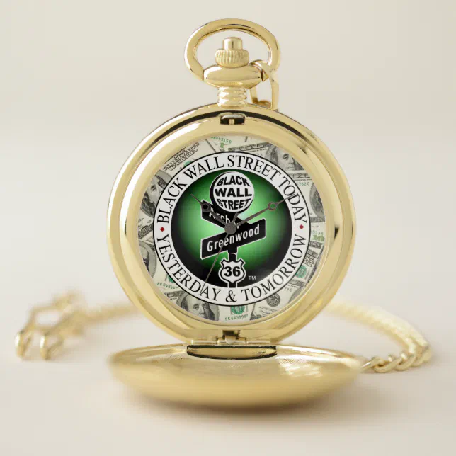 TIME IS MONEY POCKET WATCH | Zazzle