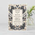 Time Library Old English Book Club Cover Wedding Invitation | Zazzle