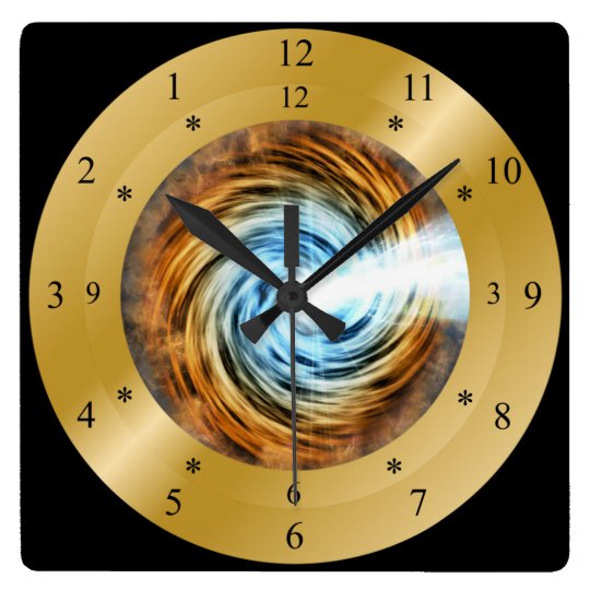 Time Machine Clock ~ Blazar Galaxy ~ Vortex ~ | Zazzle.com