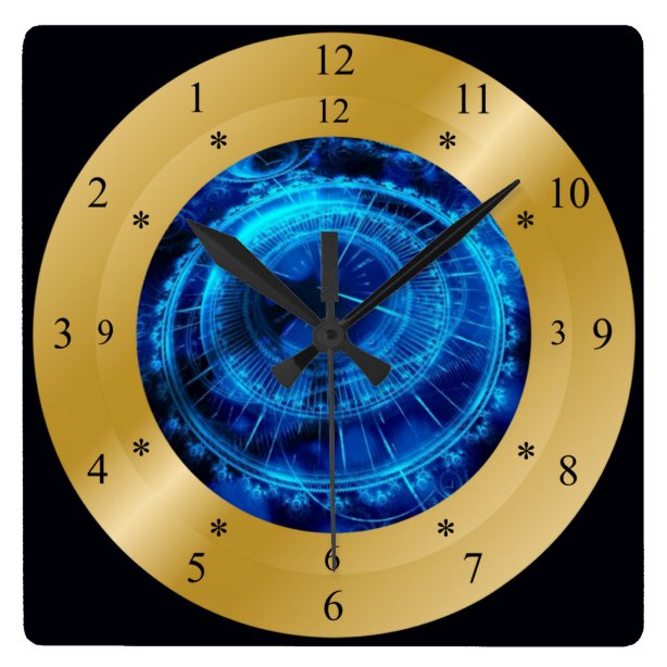 Backwards Wall Clocks | Zazzle