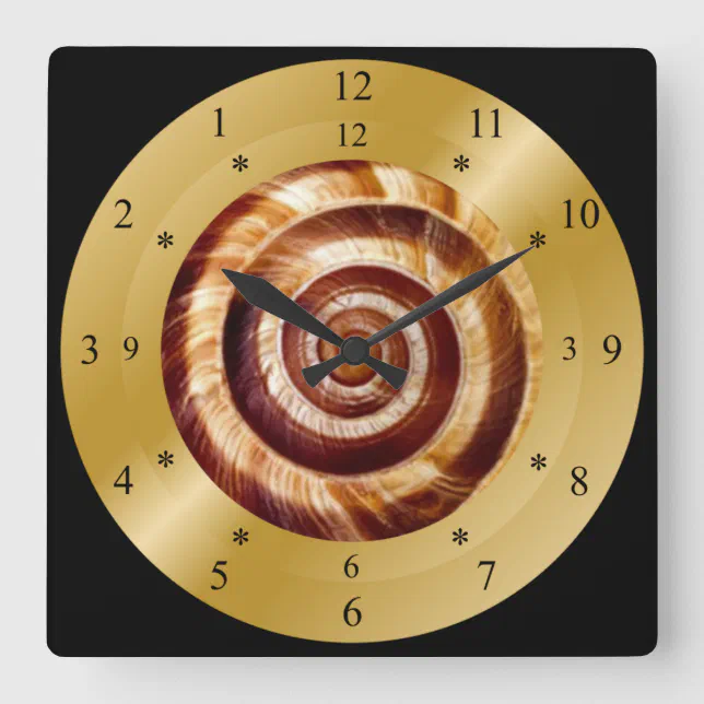 Time Machine Clock ~ Snail Spiral ~ Time Warp ~ | Zazzle