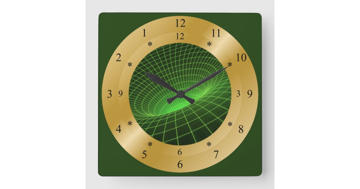 Time Machine Clock ~ Space/Time Continuum ~ | Zazzle