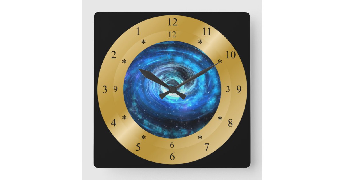 Time Machine Clock ~ Space-time Continuum ~ | Zazzle