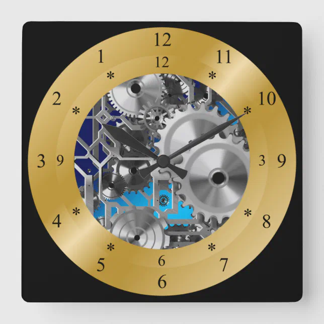 Time Machine Clock ~Space/Time Continuum ~ | Zazzle