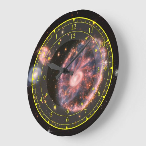 Time Machine Portal ~ Time Space Continuum ~ Large Clock Zazzle