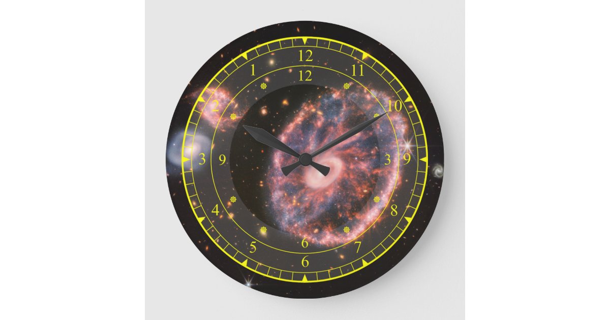 Time Machine Portal ~ Time/Space/ Continuum ~ Large Clock | Zazzle