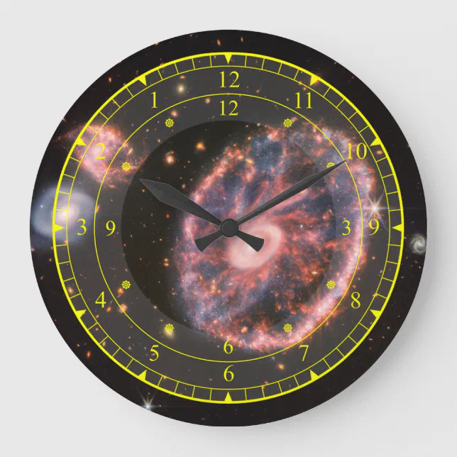 Time Machine Portal ~ Time/Space/ Continuum ~ Large Clock | Zazzle