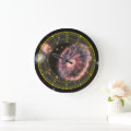 Time Machine Portal ~ Time/Space/ Continuum ~ Large Clock | Zazzle