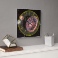 Time Machine Portal ~ Time/Space/ Continuum ~ Square Wall Clock | Zazzle